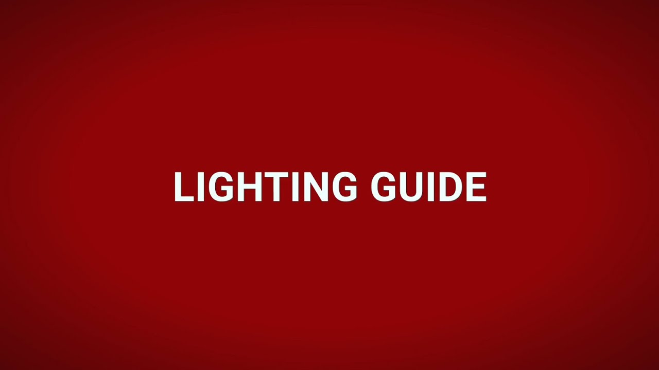 Lighting Guide Youtube