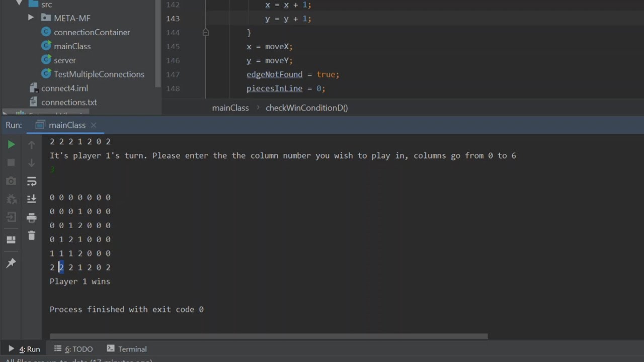 Connect 4 In Java Part 7 While Loops Examples Youtube