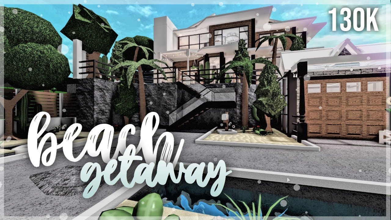 Bloxburg Modern Beach House 20k At Kaitlyn Joseland Blog