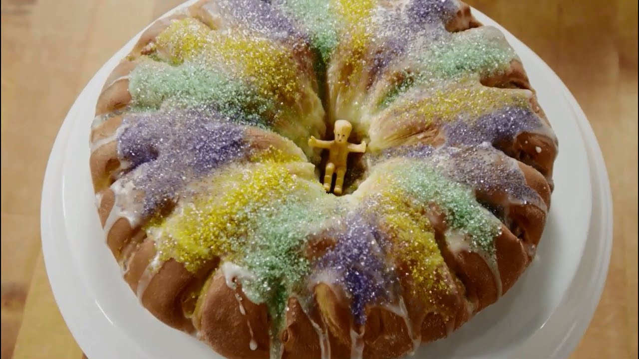 How To Make King Cake Mardi Gras Recipes Allrecipes Youtube