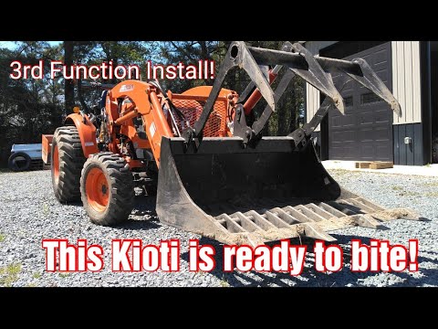 3rd Function Install Kioti Ck2610 Filter Change And Brushguard Youtube