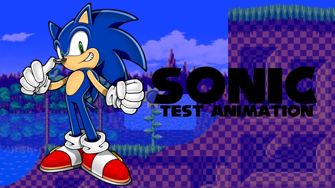 Sonic Sprite Animation Test Youtube