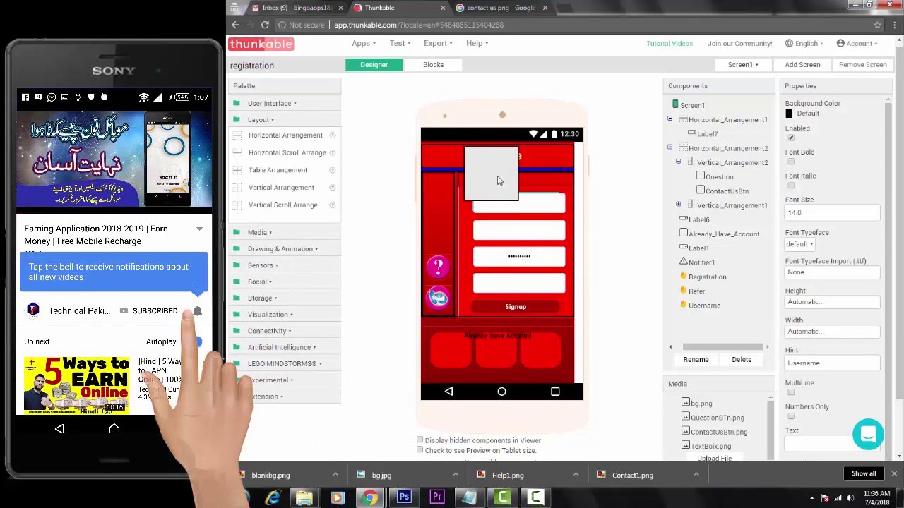 Design Ui For Thunkable Appybuilder Create Professional Android