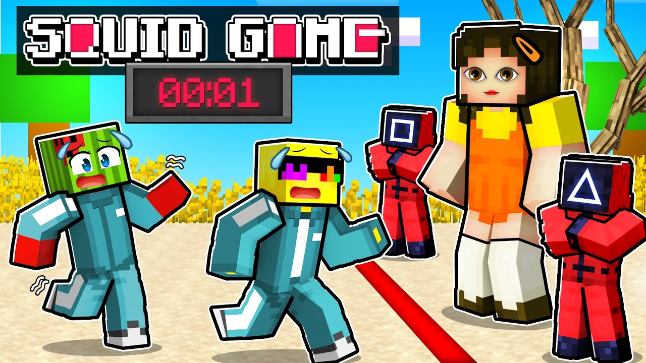 We Survived Squid Game In Minecraft Youtube