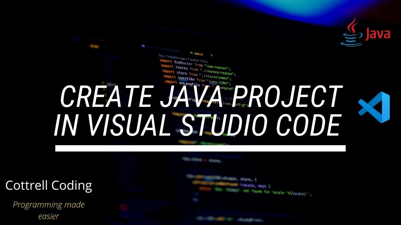 Java Create Project In Visual Studio Code Youtube