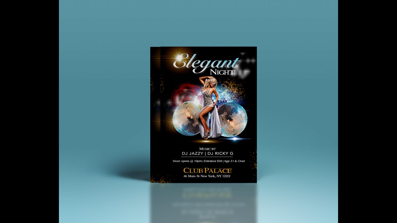 Elegant Flyer Design Youtube