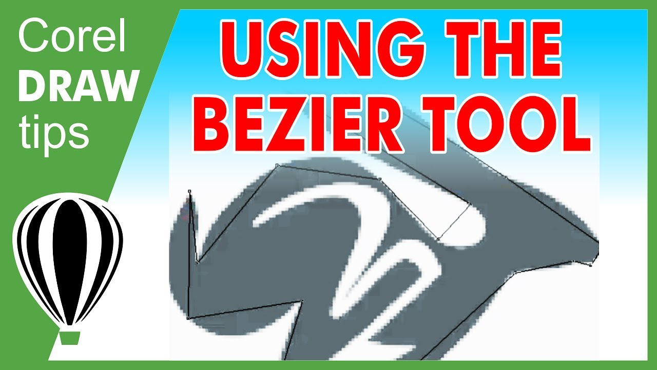 Master Coreldraw Bezier Tool Vector Tracing Hack Youtube