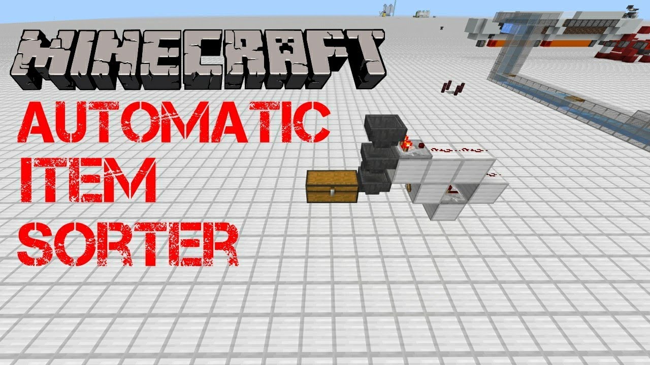 How To Make An Automatic Chest Sorter In Minecraft Bedrock At Brenda