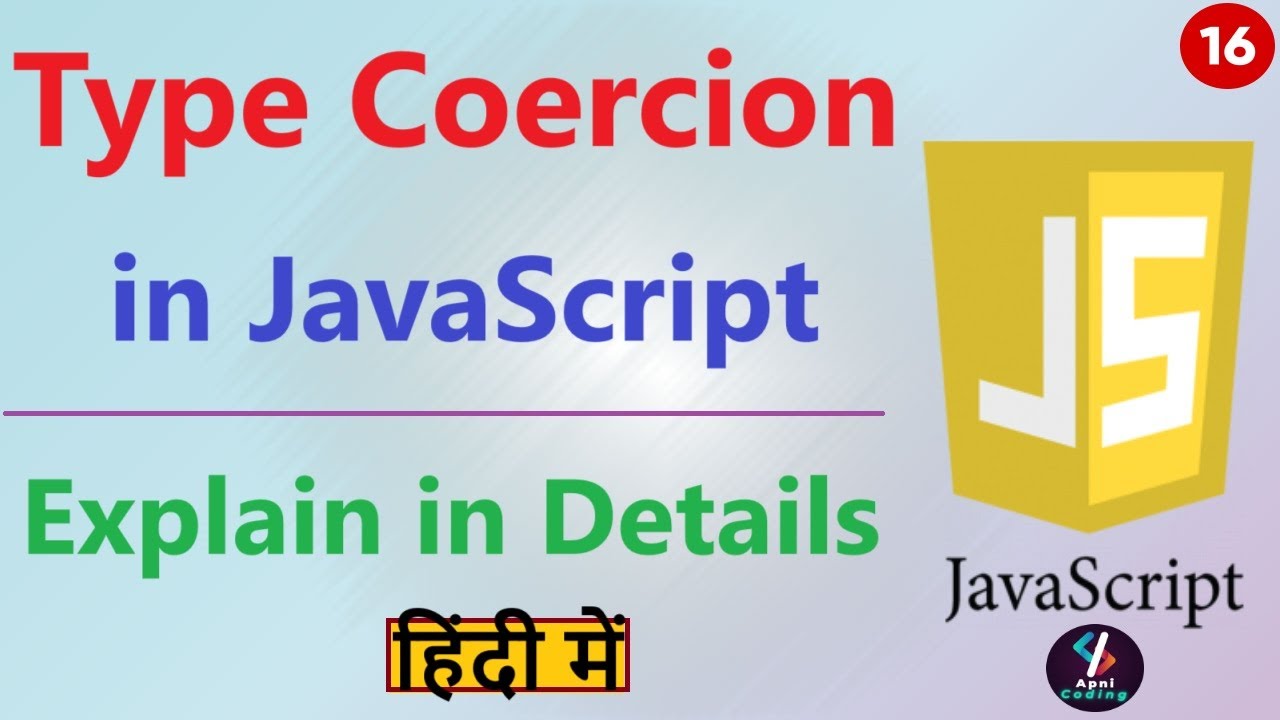 16 Type Coercion In Javascript Type Coercion Javascript Types