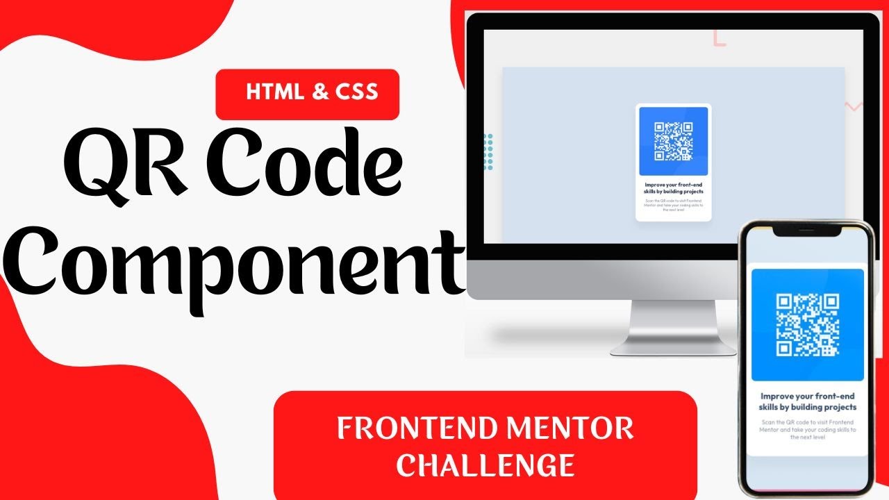 Qr Code Component Frontend Mentor Challenge Html Css Youtube