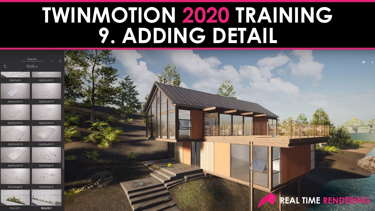 Twinmotion Training Course 9 Adding Detail Youtube