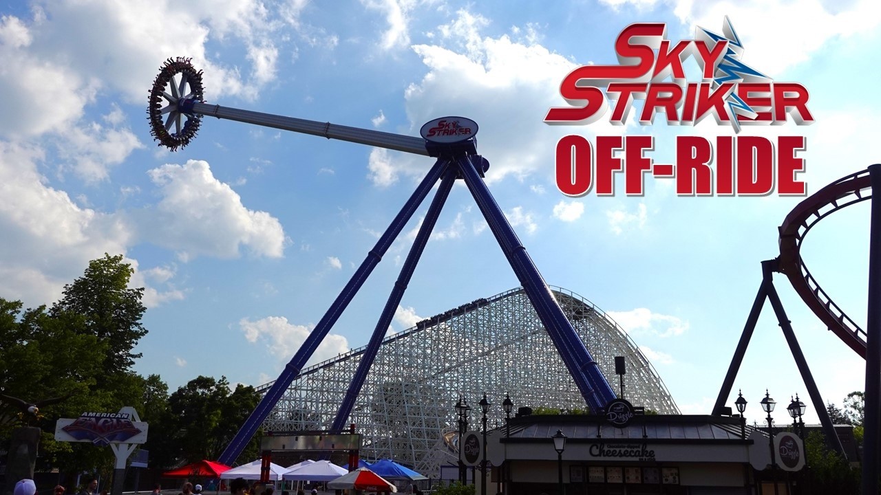 Sky Striker Off Ride Footage 2024 Six Flags Great America Giga