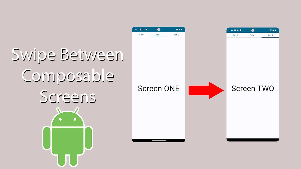 Swipe Between Composables Horizontalpager Android Jetpack Compose