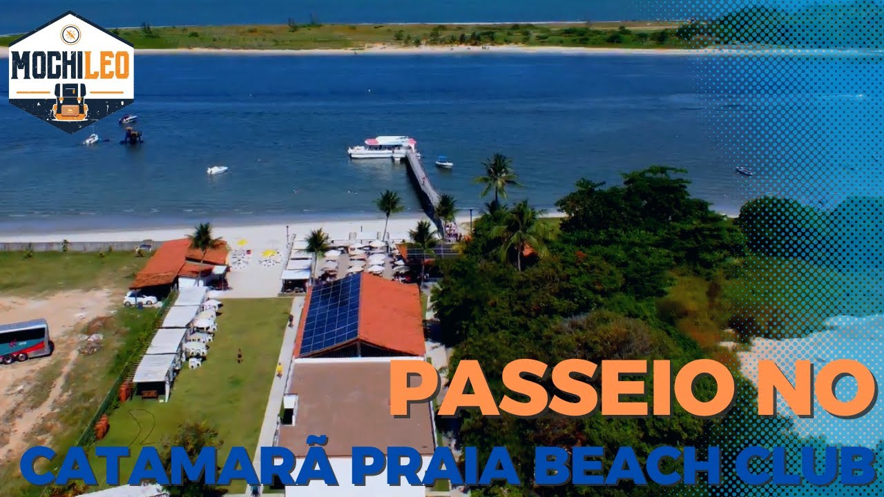 Drone Catamaran Praia Beach Club Youtube