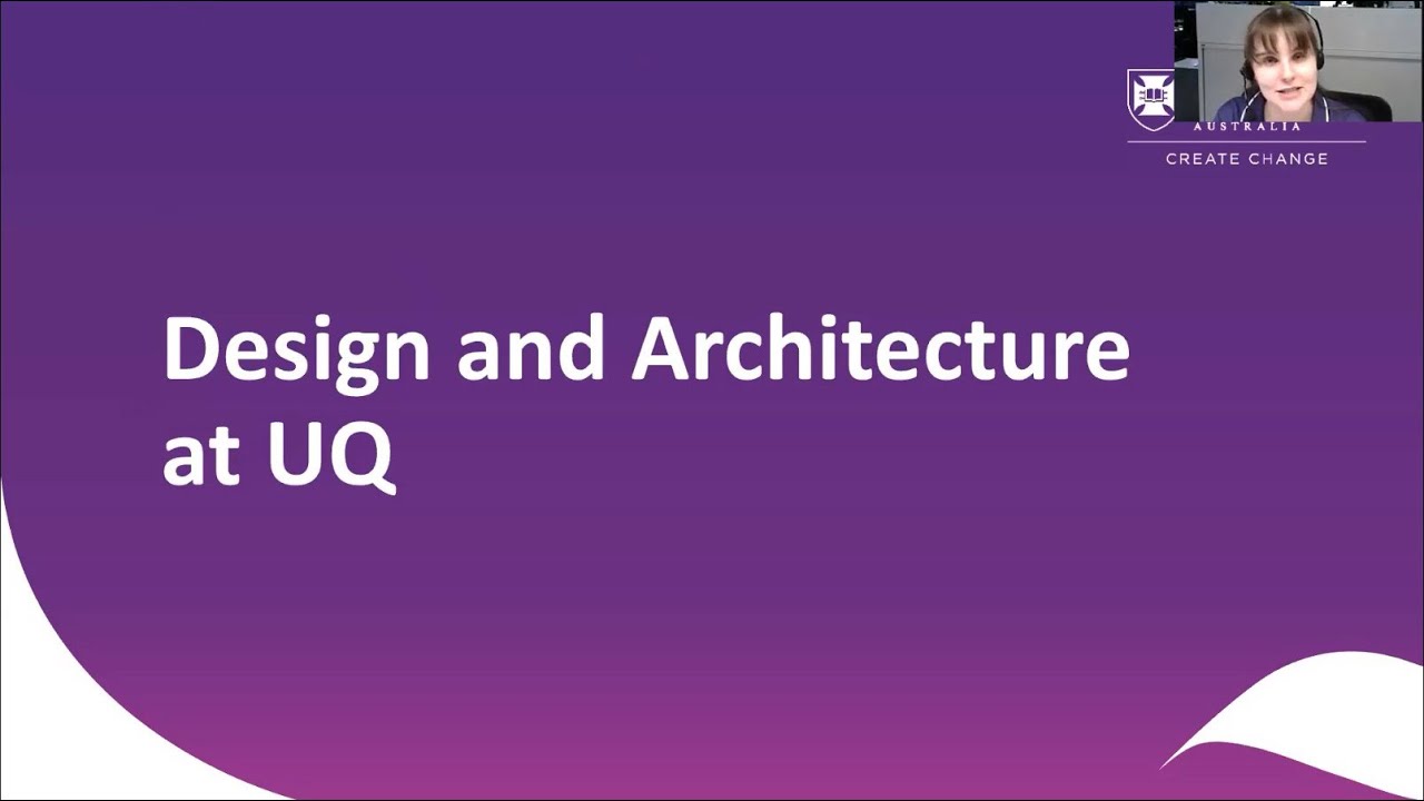 Study Architecture And Design At Uq In 2021 Youtube