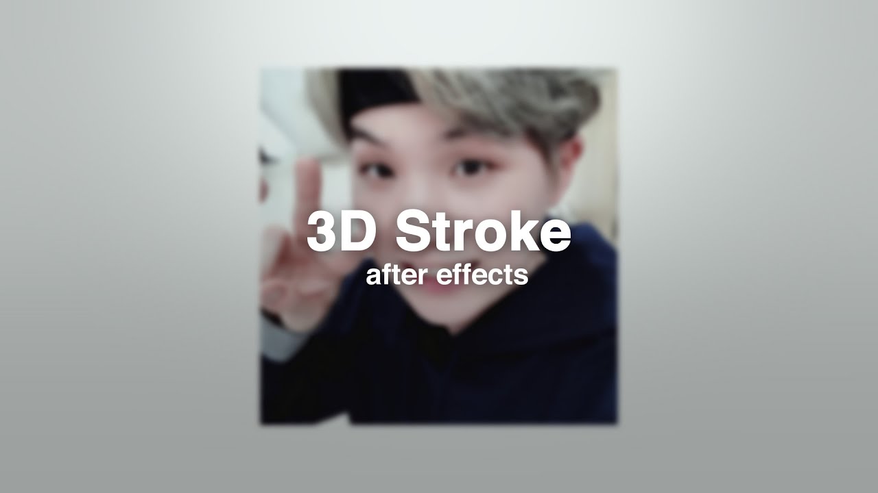 3d Stroke After Effects Youtube