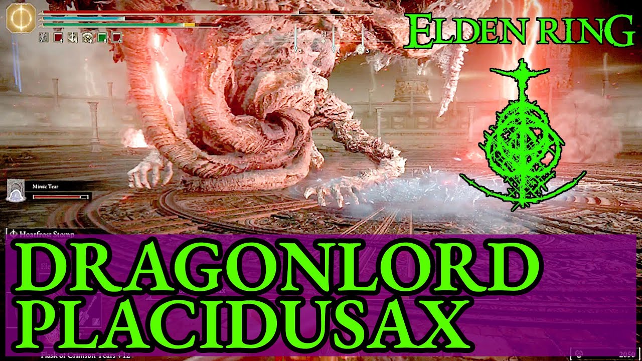 Elden Ring How To Beat Dragonlord Placidusax Easy Youtube