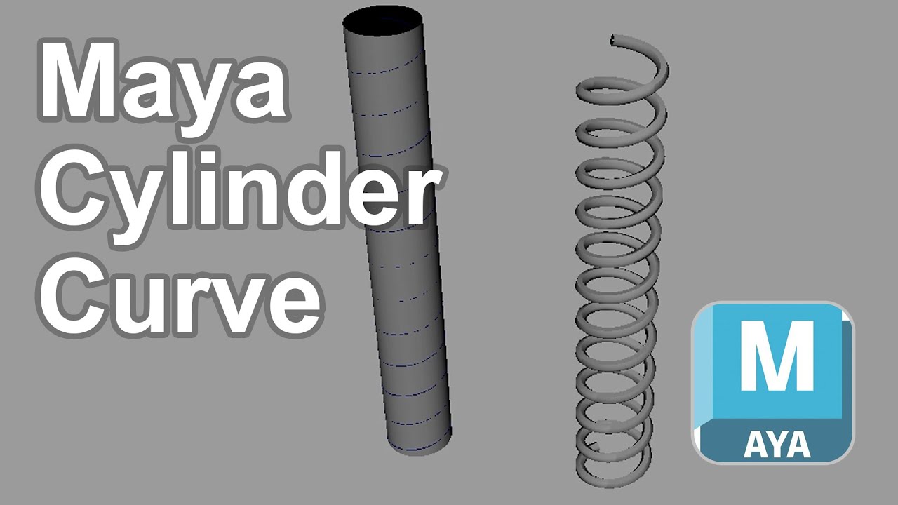Maya Cylinder Curve Youtube