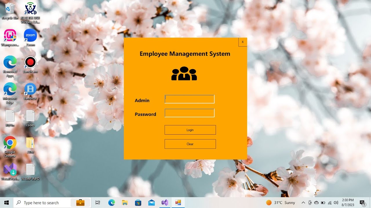 Employee Management System In C Visual Studio 2022 Youtube