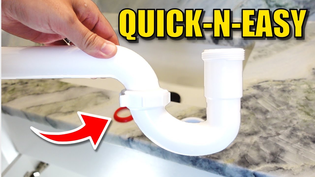 Diy Pvc P Trap Install 7 Steps To A Leak Free Sink Today Diyself Blog