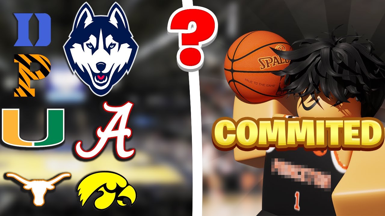 Going D1 In Basketball Roblox Basketball Legends Youtube