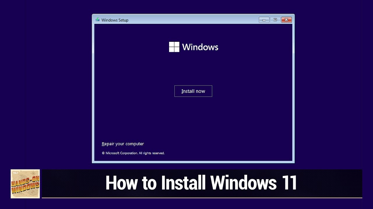 Windows 11 Setup Step By Step