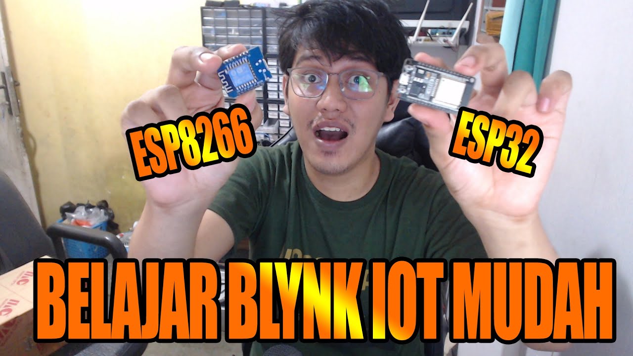 Belajar Blynk Iot Dengan Esp8266 Dan Esp32 Part 2 Youtube
