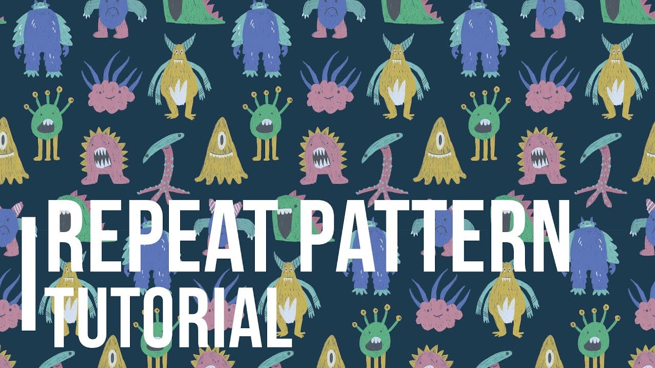 How To Make A Repeat Pattern Tutorial Youtube
