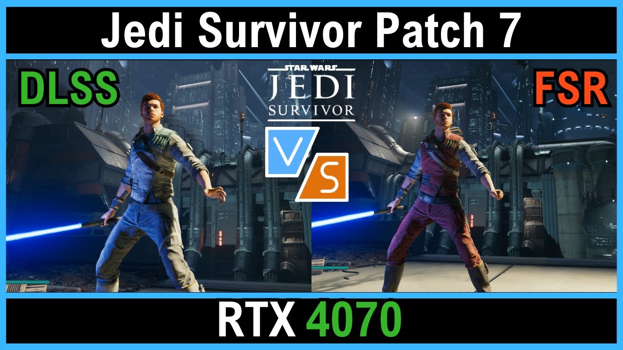 Star Wars Jedi Survivor Patch 7 Dlss Vs Fsr Dlss Frame
