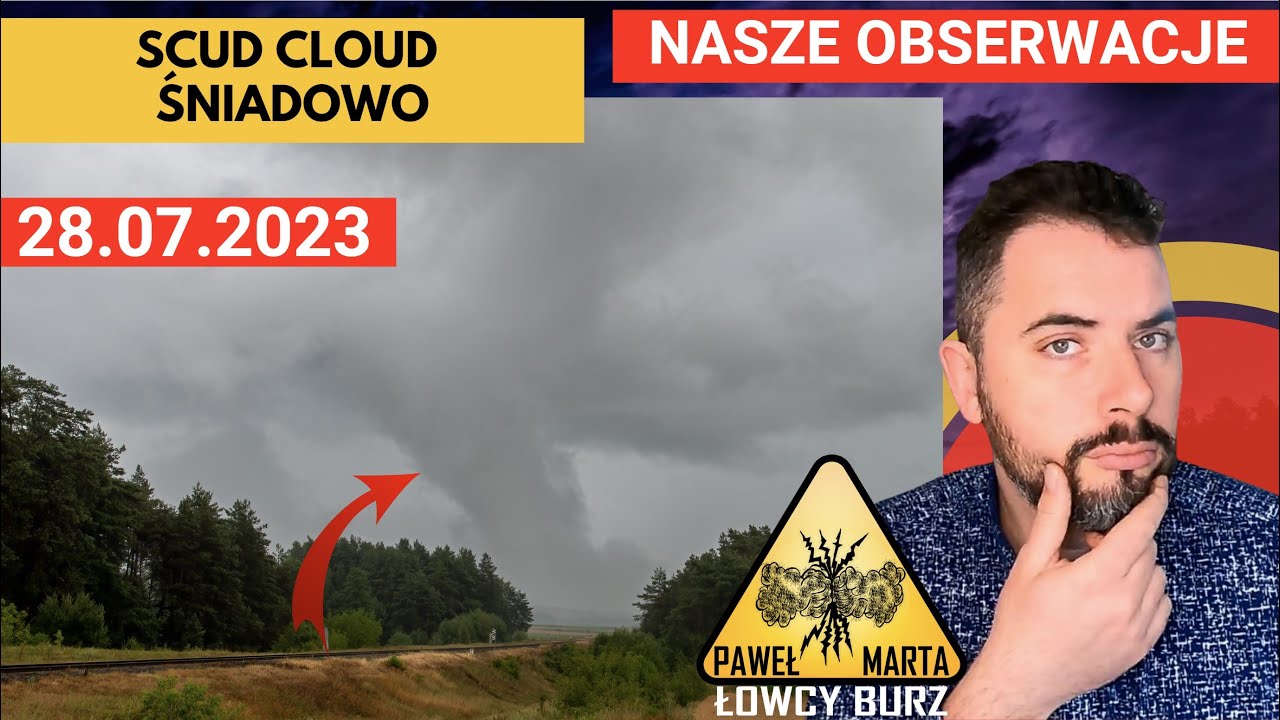 Scud Cloud Nad Czerwonym Borem 28 07 2023 Nasza Obserwacja Youtube