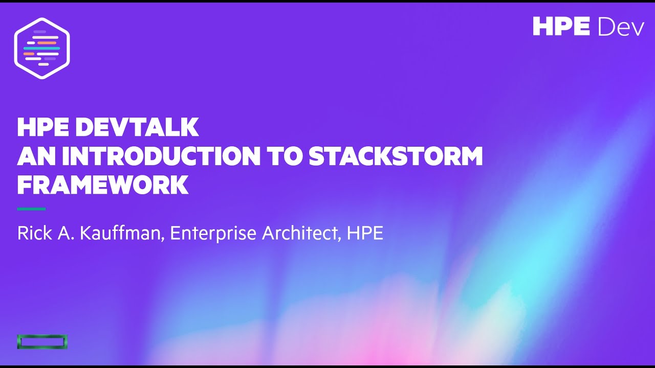 An Introduction To Stackstorm Framework Youtube