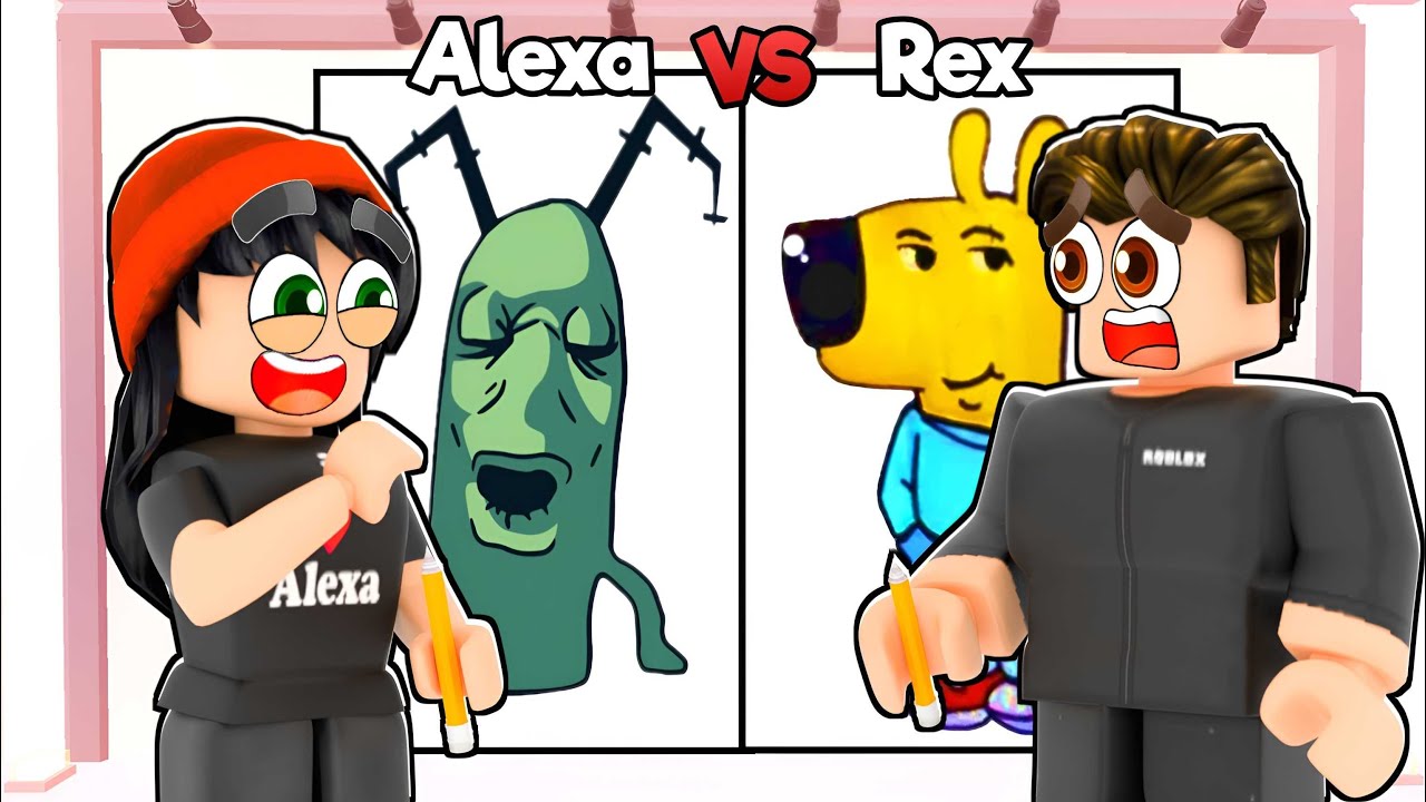 Roblox Draw The Meme With Alexa Youtube