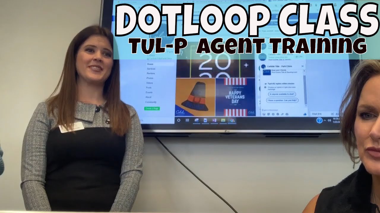 Agent Training Class On Dotloop Youtube