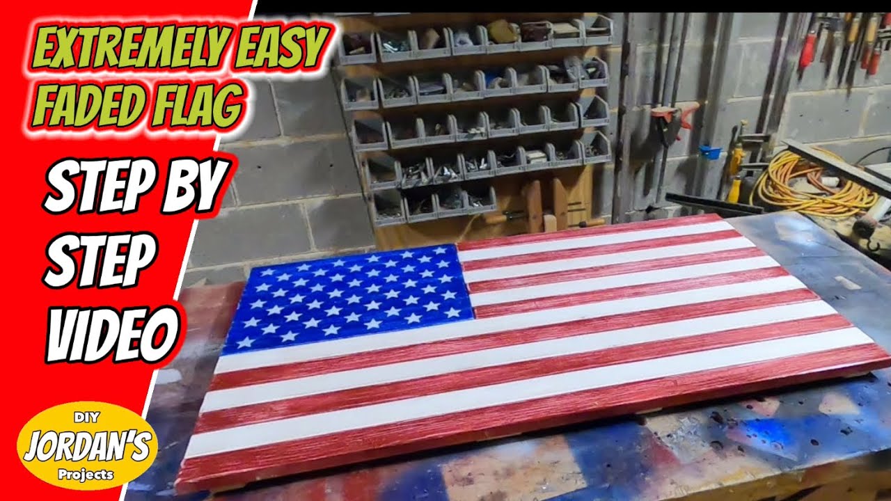 American Flag Build How To Step By Step For Beginners Youtube