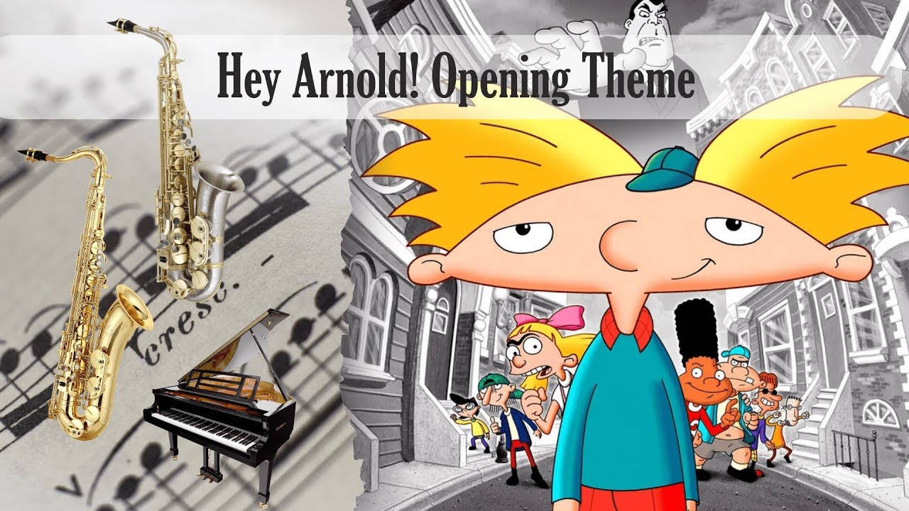 Partitura Hey Arnold Opening Theme Trió En Saxofón Alto Saxofón Tenor