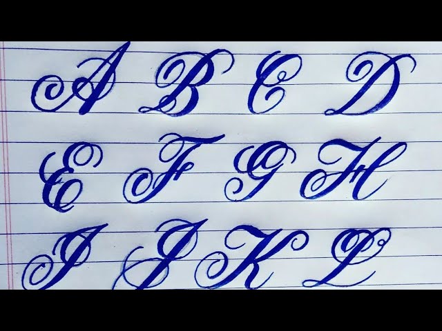 Fancy Uppercase Cursive Letters Infoupdate Org
