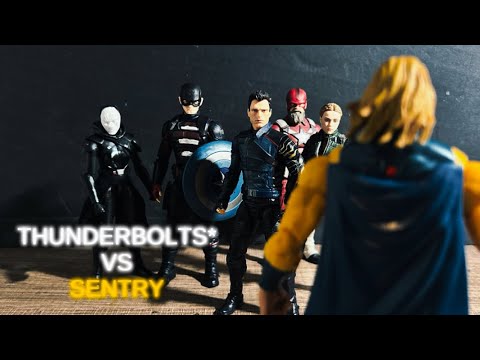 Thunderbolts Vs Sentry Recreation Stop Motion Youtube
