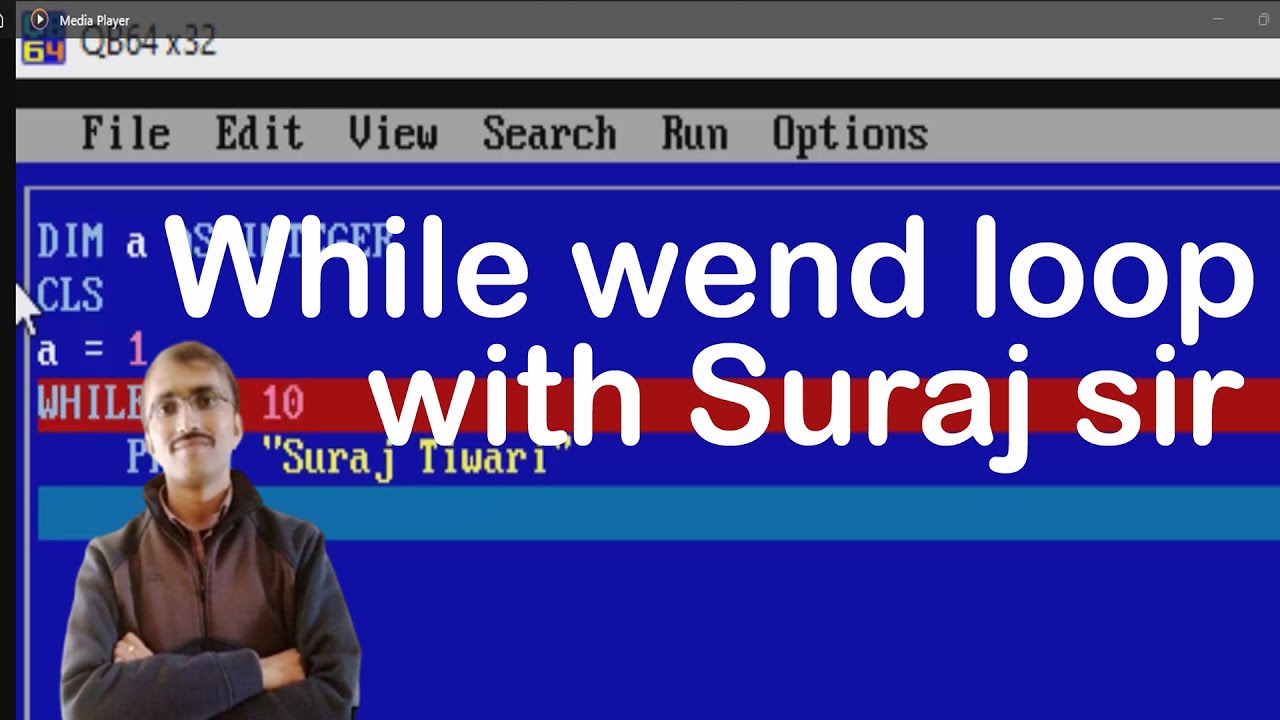 While Wend Loop In Qbasic Computerexcelsolution Youtube