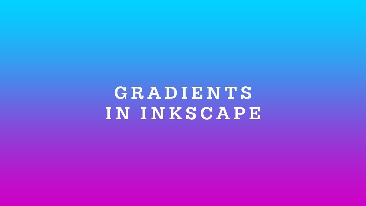 How To Use Gradients In Inkscape Youtube