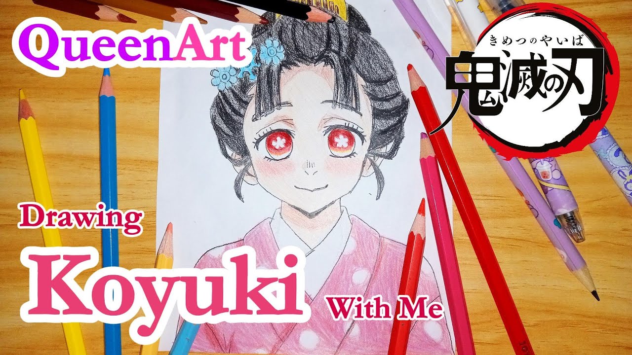 Drawing Anime Character Koyuki Demon Slayer Kimetsu No Yaiba 鬼滅の刃