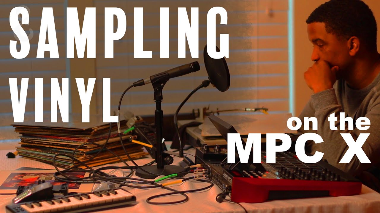 Making Vinyl Record Sample Beat On The Mpc X Vinylrecords