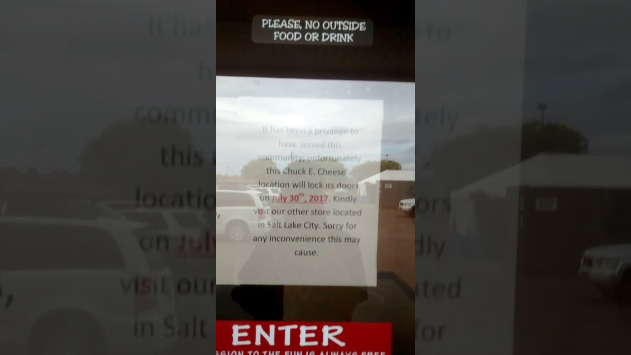 Chuck E Cheese In Orem Utah Last Day Part 2 Youtube