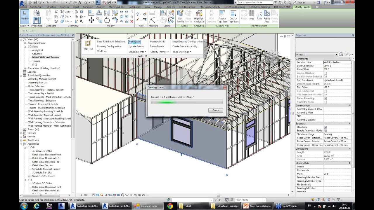 Structural Steel Framing Revit Family Infoupdate Org