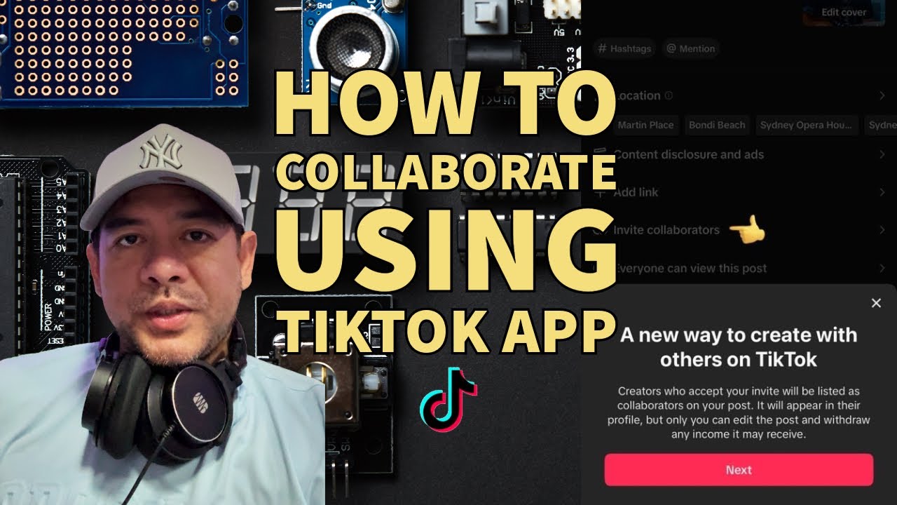 How To Collaborate Using The Tiktok App Youtube