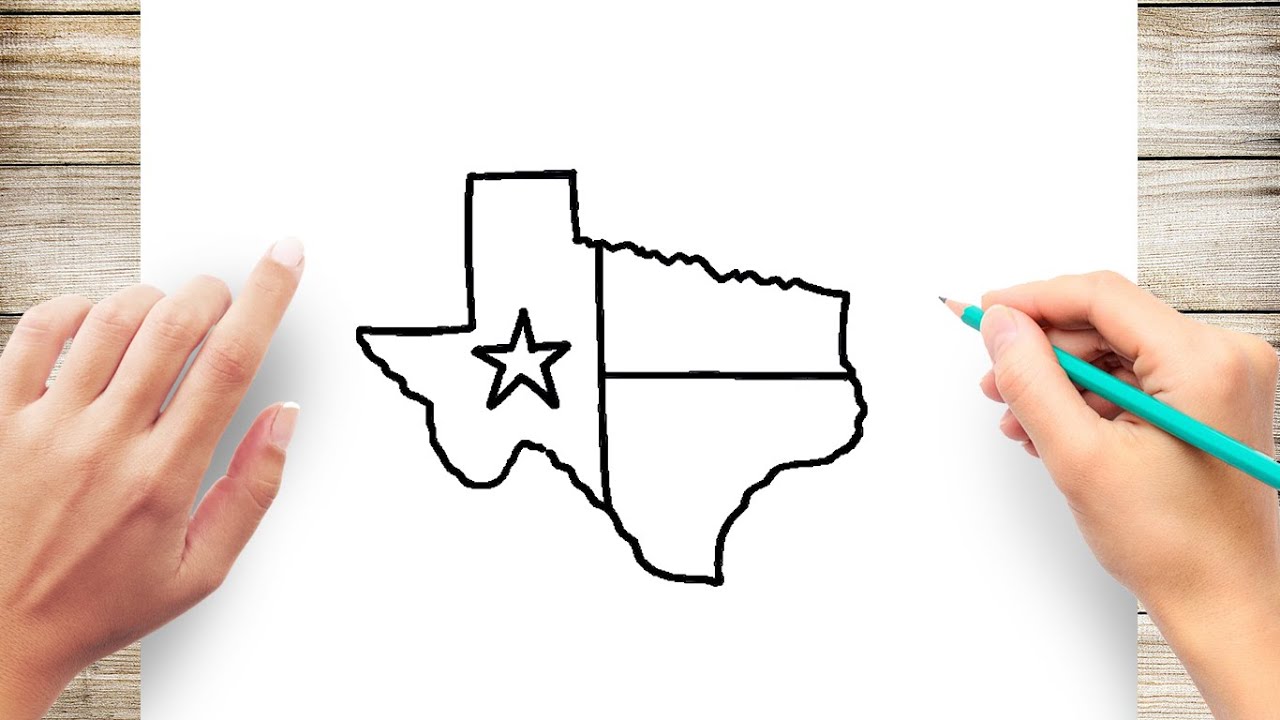 How To Draw Texas Youtube