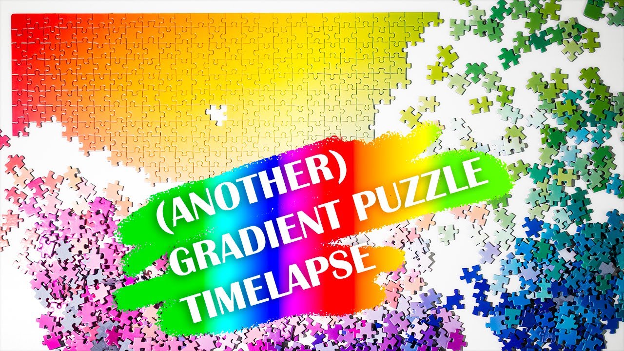 Gradient Jigsaw Puzzle Timelapse Clementoni Pure 1000 Pieces Youtube
