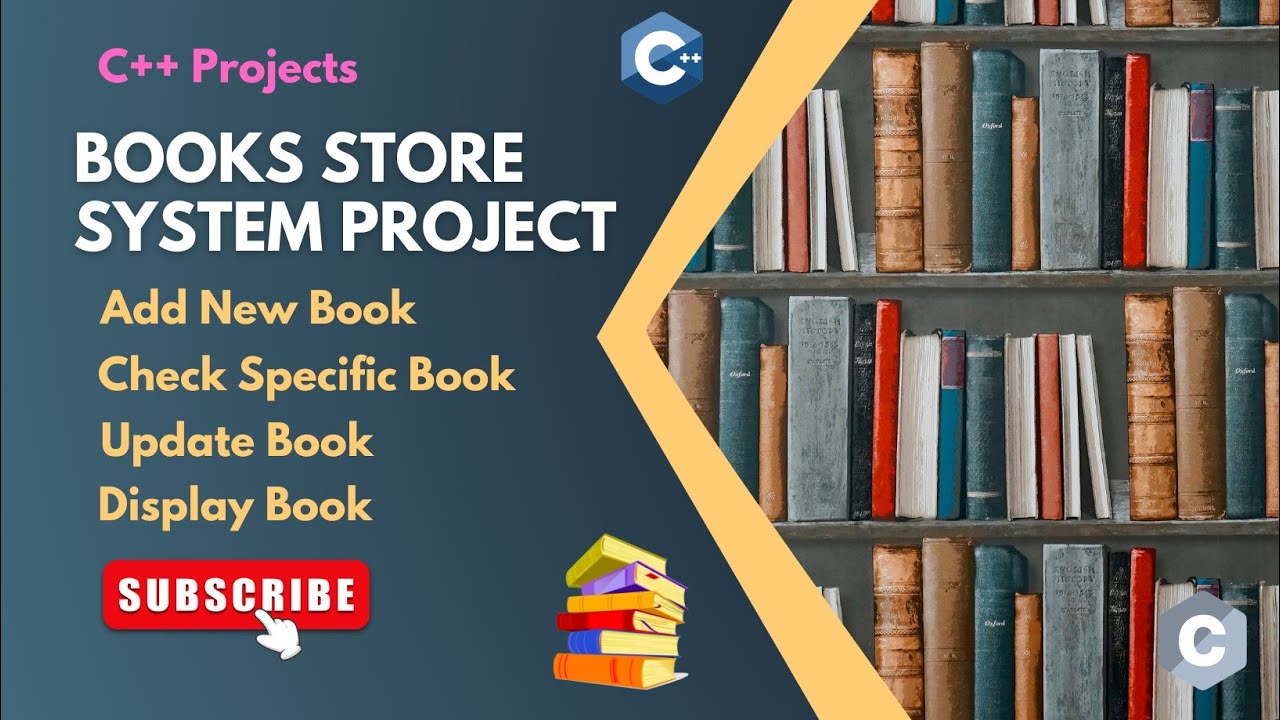 Book Shop System Project In C Book Store System Books System In