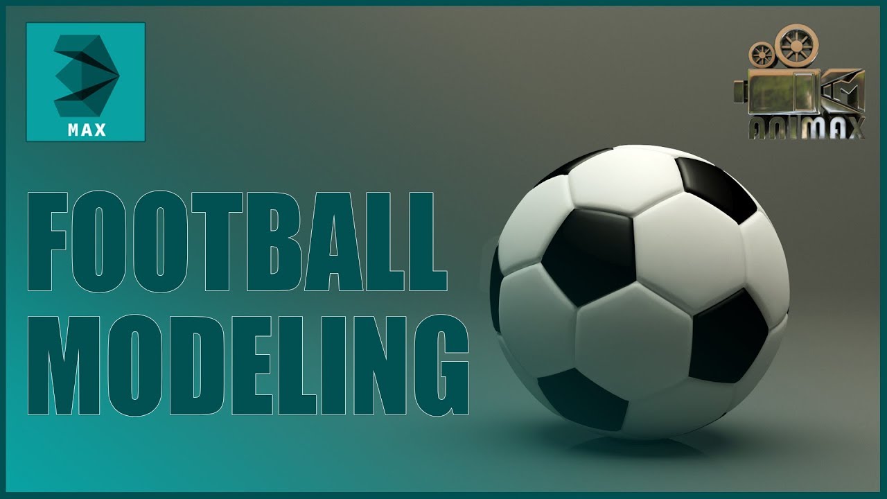 Football Modeling 3ds Max Tutorial For Beginner Youtube