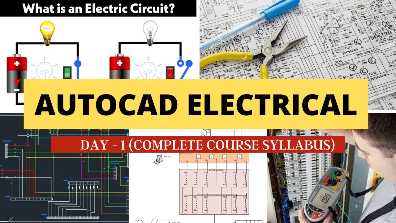 Autocad Electrical Live Class Day 1 Youtube