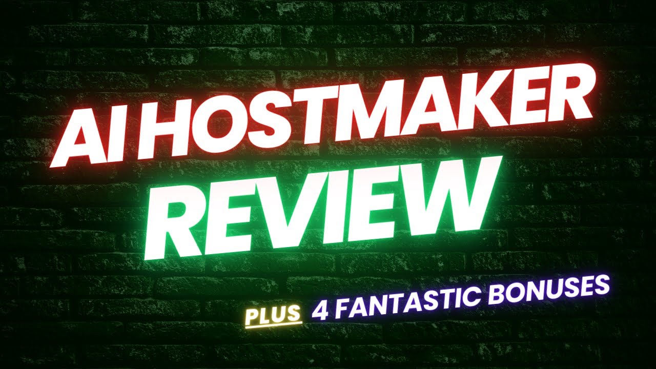 Ai Hostmaker Review 4 Bonuses To Make It Work Faster Youtube